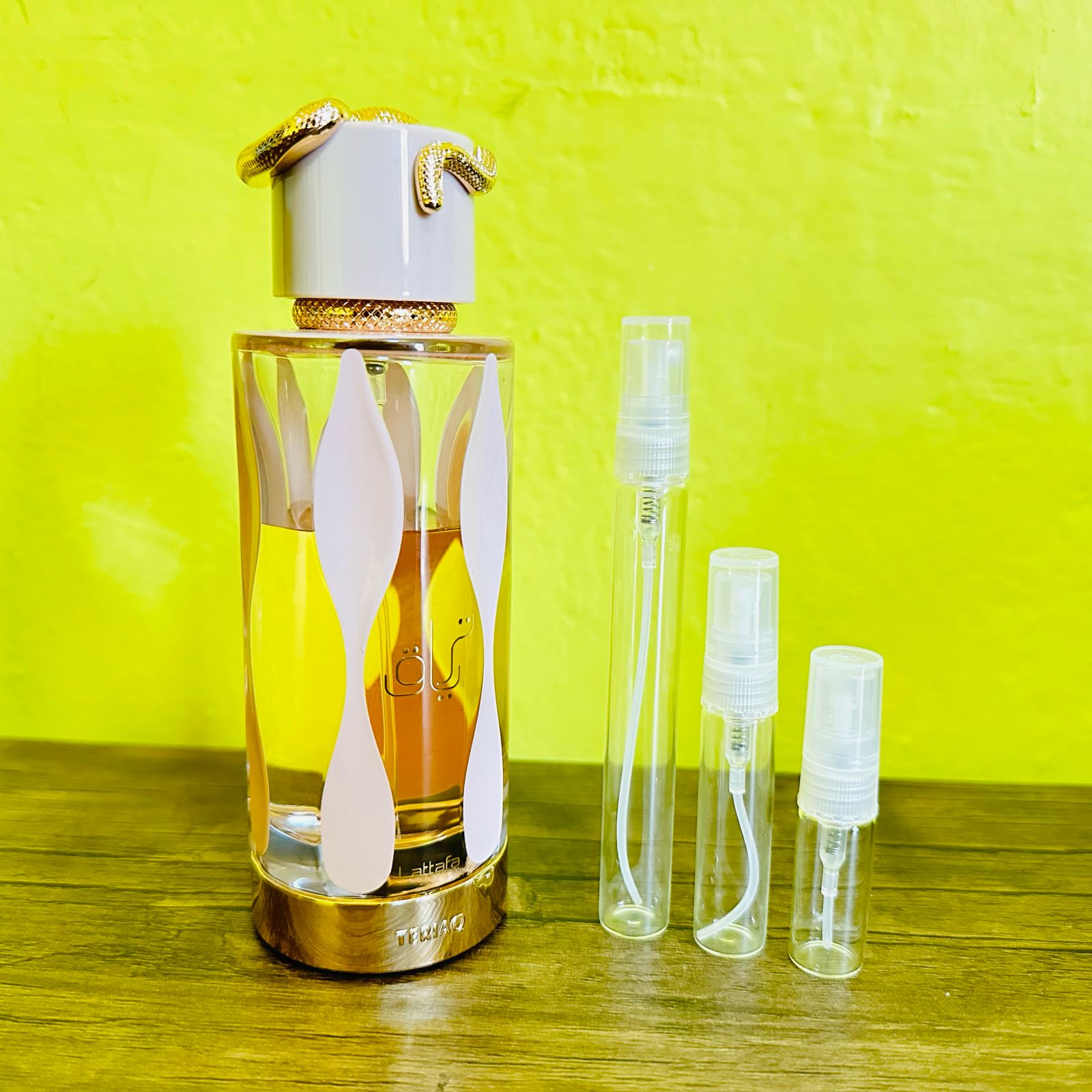 Lattafa Teriaq EDP Decant (muestra) Mujer – Perfume Árabe México